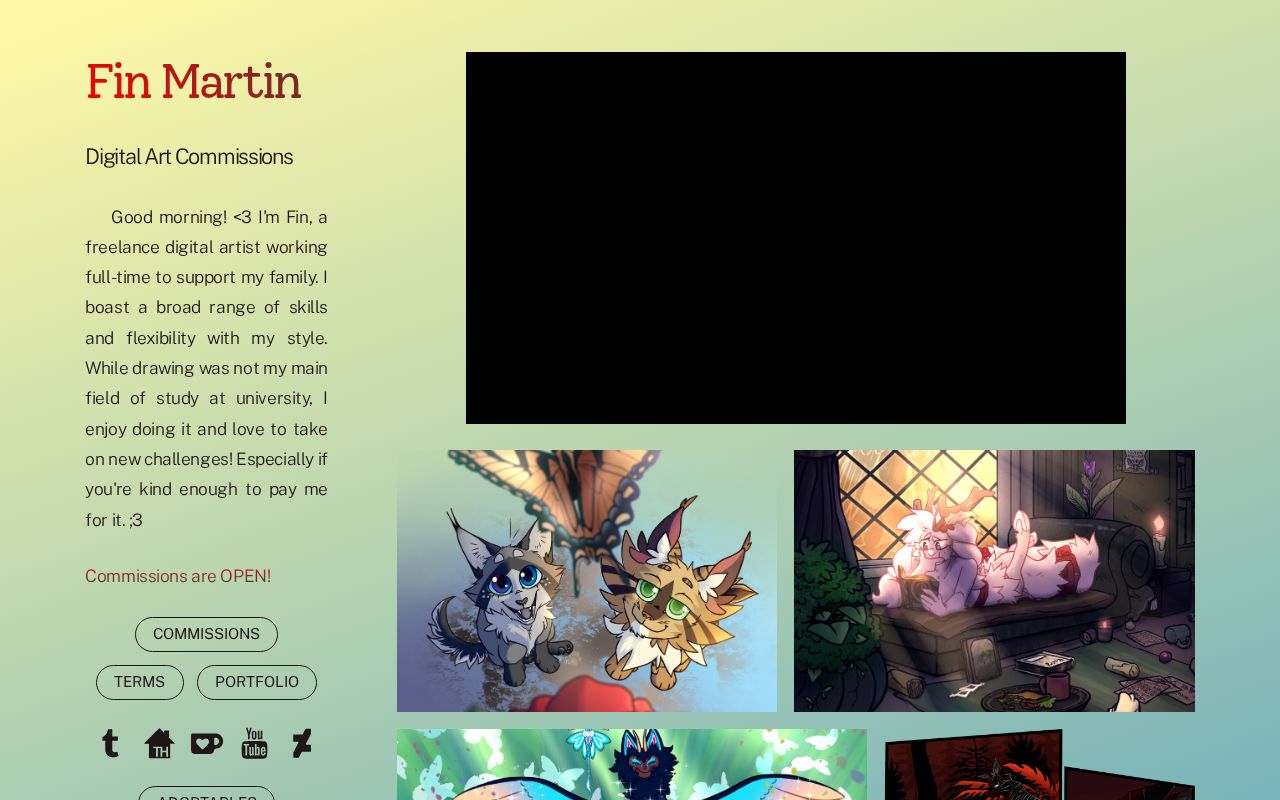 Fin Martin's Commissions